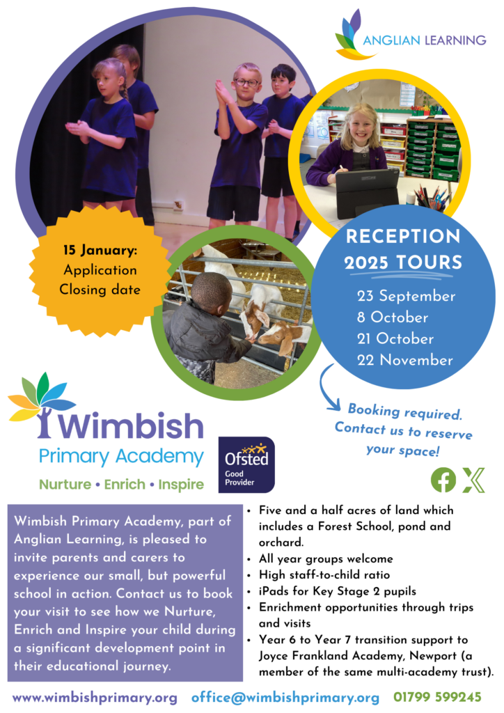 Reception 2025 Tours – Wimbish Primary Academy
