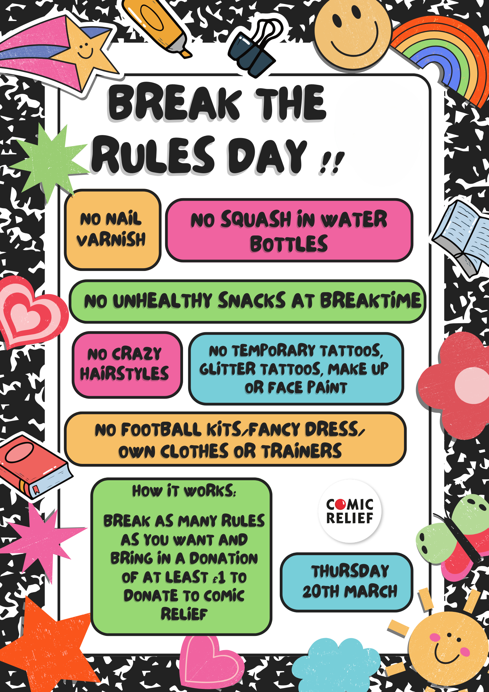 Break the Rules Day – Wimbish Primary Academy